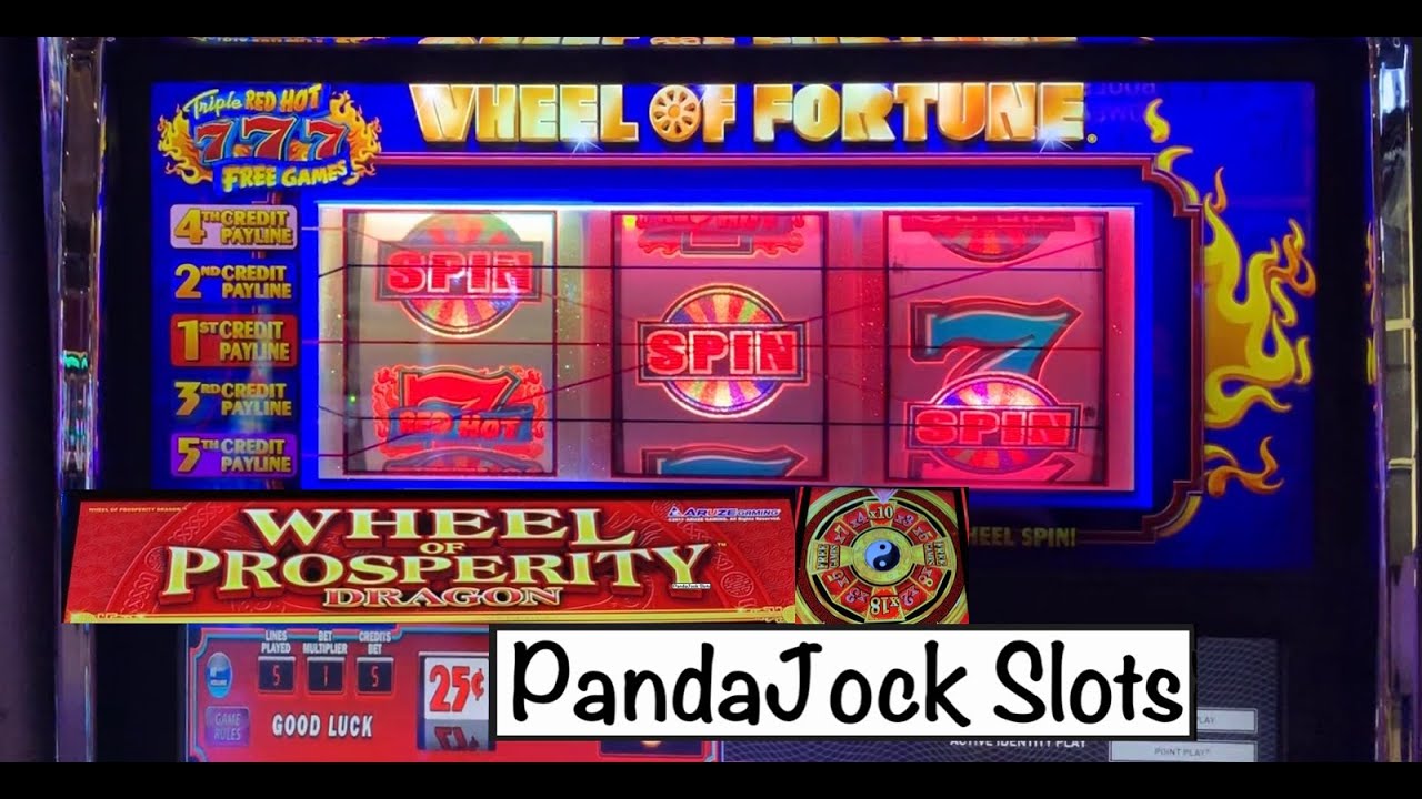 I love slots with wheels! Wheel of Fortune and Wheel of Prosperity ...