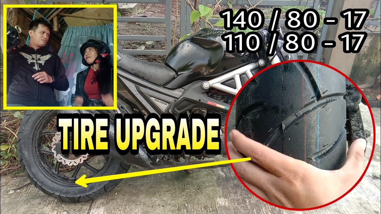 TIRES UPGRADE / MOJO 200 /// RIDE BOND WITH WIFE AICEL - YouTube