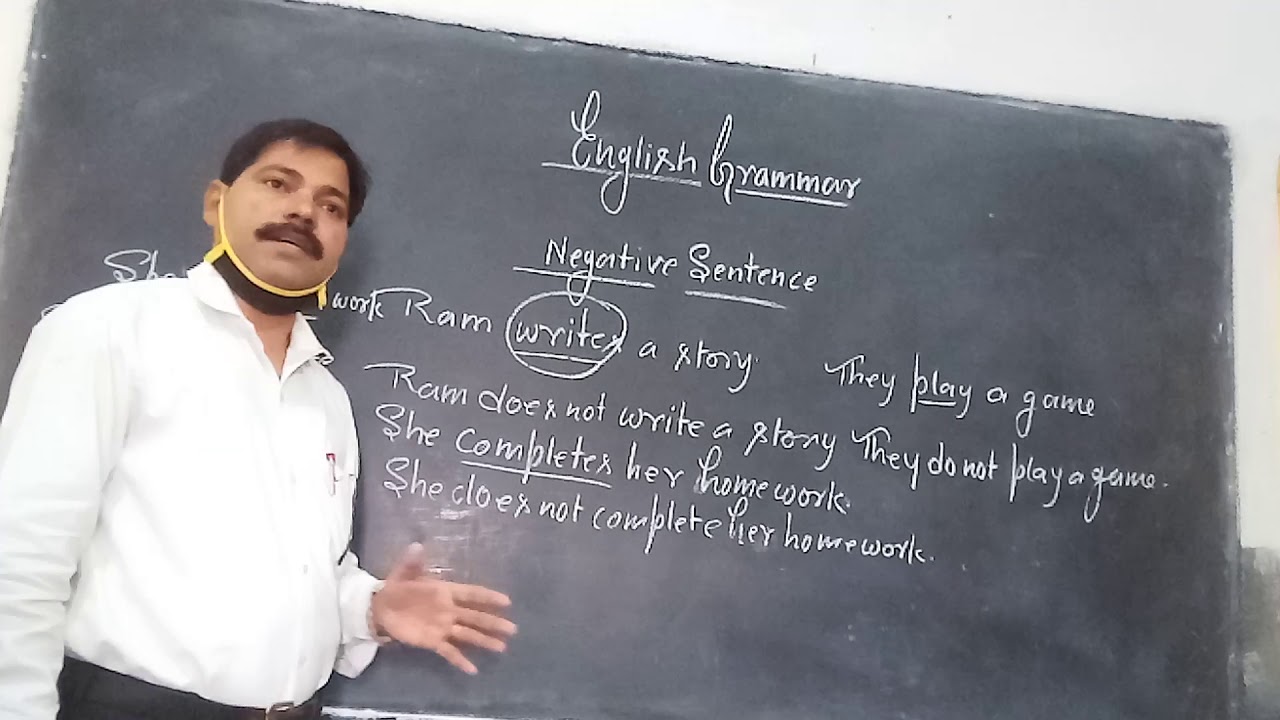 Change Into Negative Sentence YouTube Change Into Negative Sentence YouTube