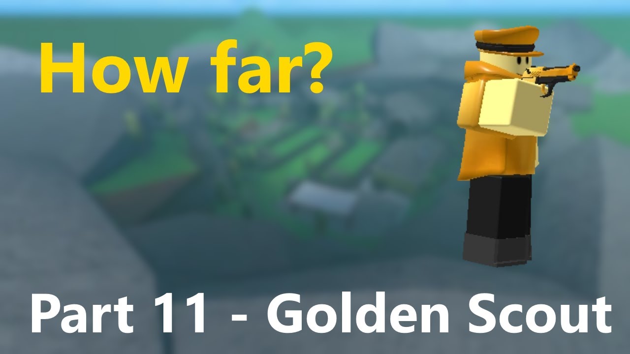How far can you solo with only Golden Scout? | Tower Defense Simulator ...
