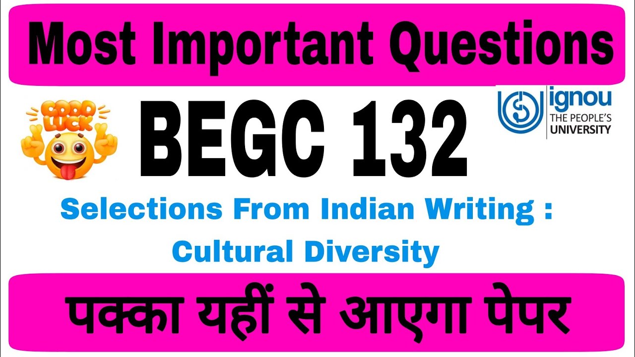 BEGC 132 Important Questions | BEGC 132 Important questions for june ...