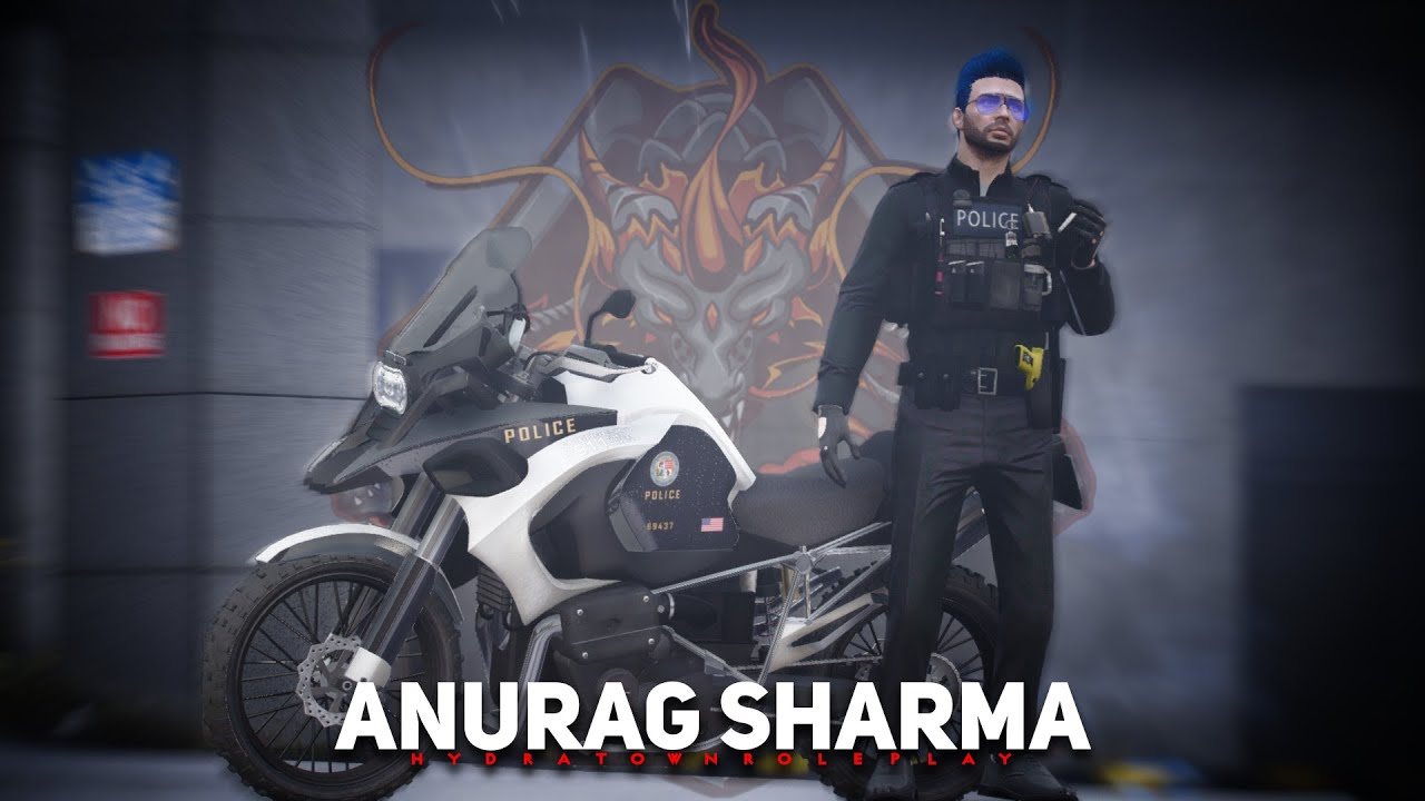 Anurag "Bike O7" Sharma | HTRP 3.0 | Cop Rp | @hydratownroleplay #gta5 #htrp 🔥 - YouTube