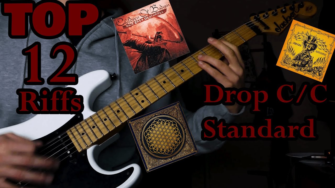 Top 12 Drop C/C Standard Riffs - YouTube