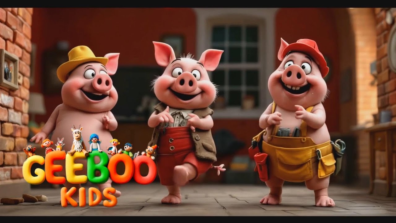 🎶 The Three Little Pigs “Building Teamwork” | Fun Fairy Tale Adventure ...