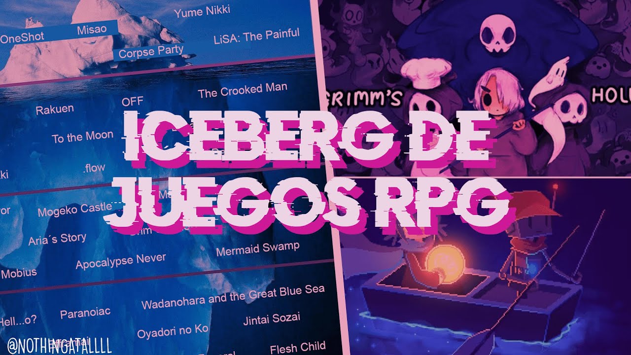 EL ICEBERG DE LOS VIDEOJUEGOS JUEGOS INDIE RPG - YouTube