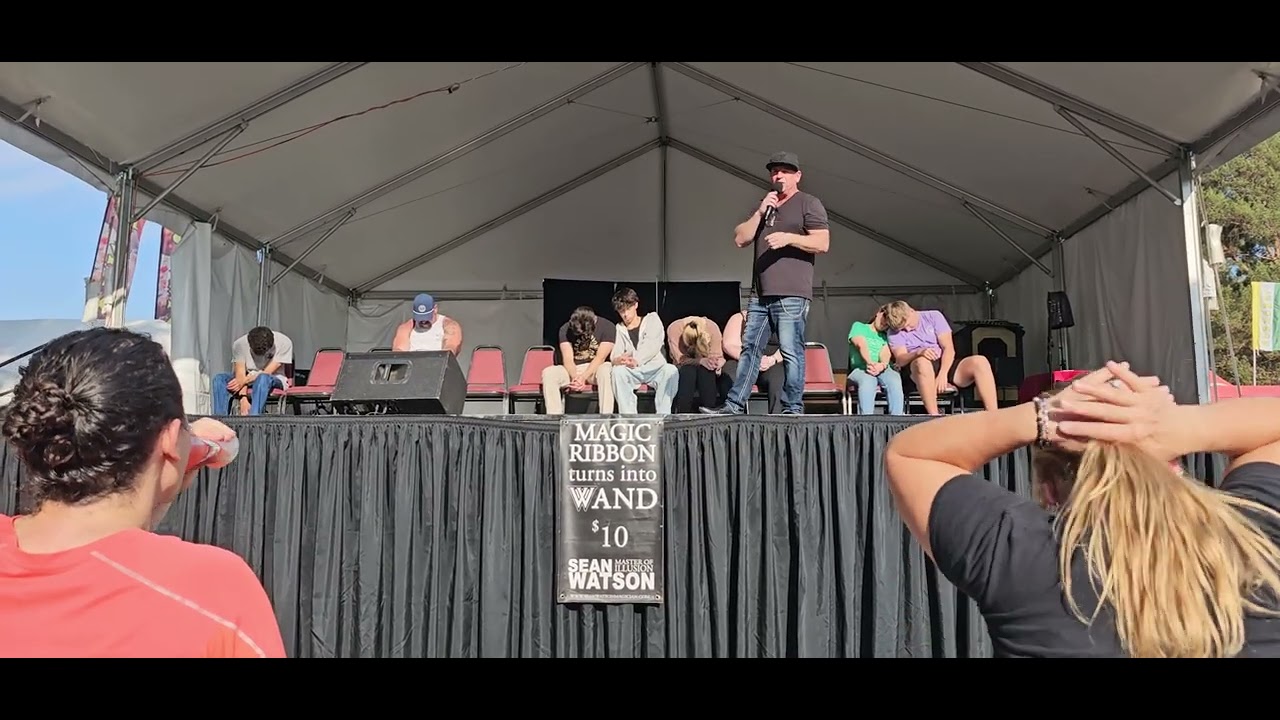 Getting hypnotized at the Oregonian State Fair by @Tyzen-The-Comedy ...