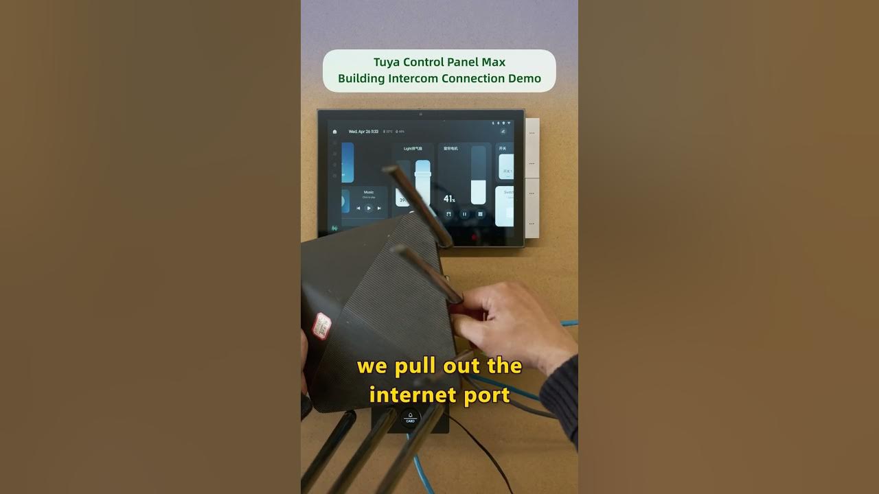 Control Panel Max Building Intercom Connection Demo - YouTube