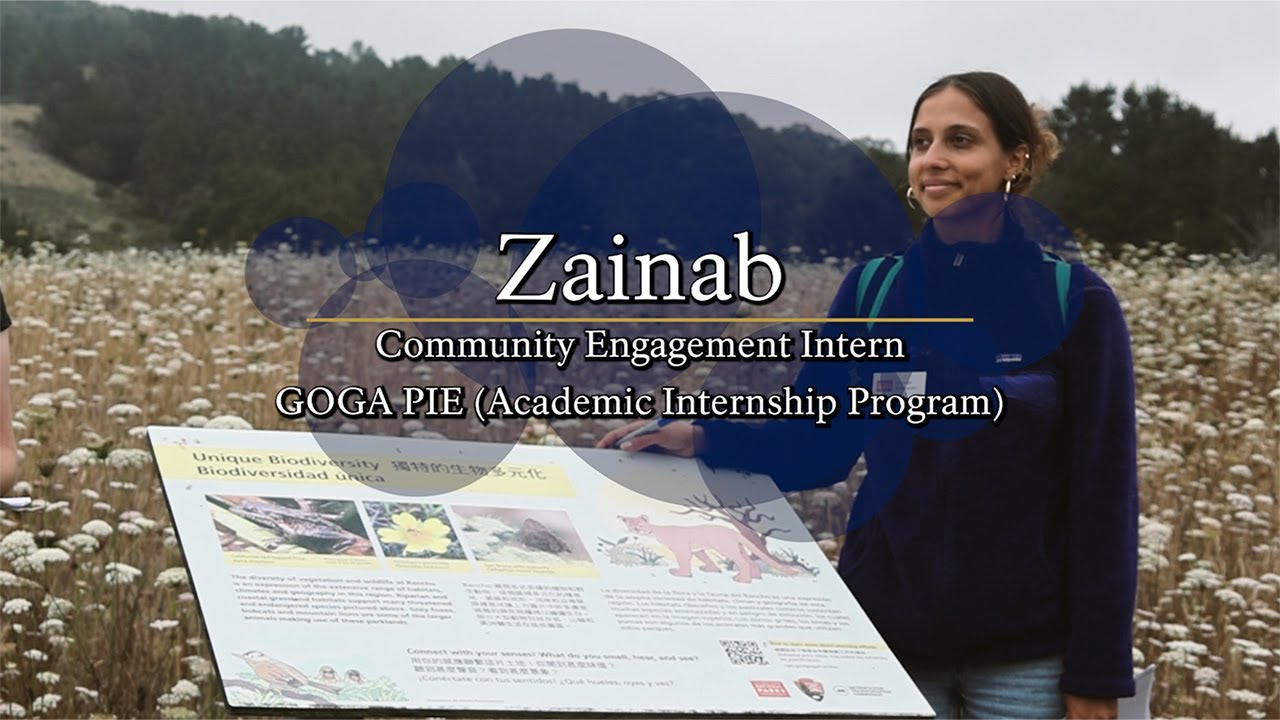 GOGA PIE Academic Internship - Zainab - NPS | Parks Conservancy | GGNRA ...
