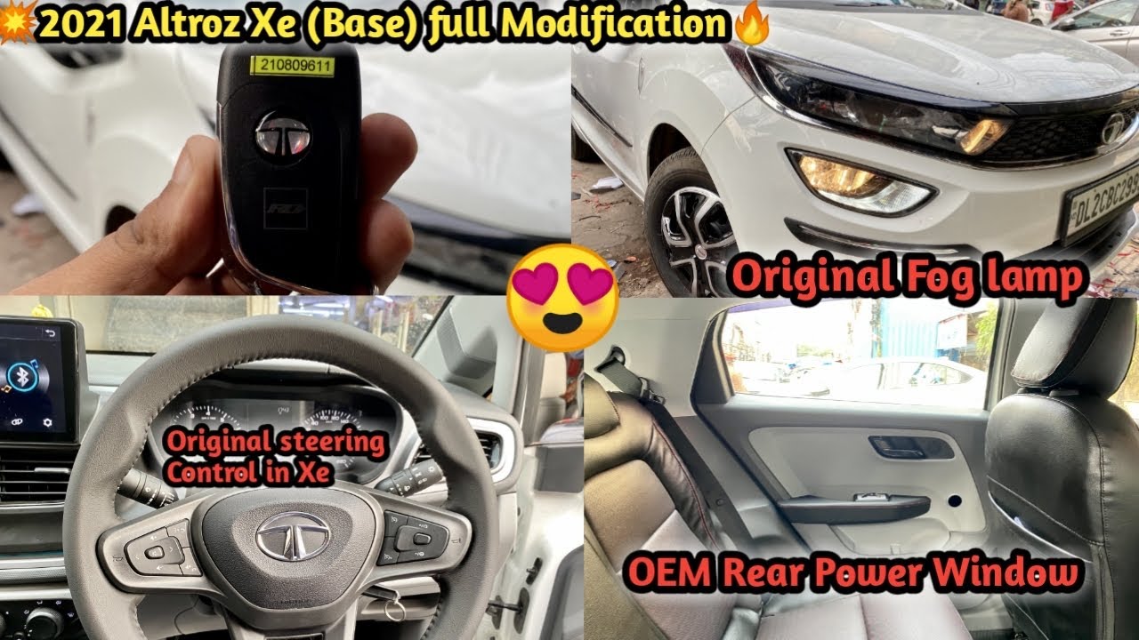 💥 2021 Tata Altroz xe Modification🔥 Altroz modified🔥 Altroz xe Foglamp🔥 ...