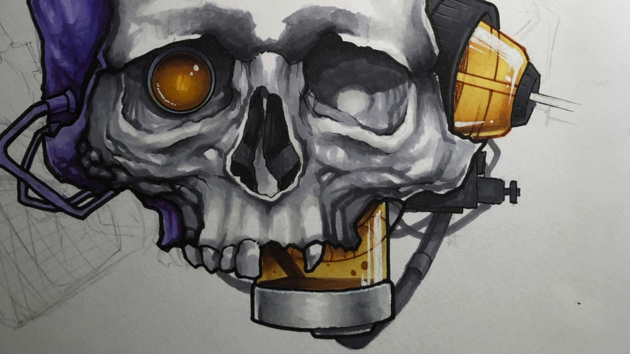 Warhammer 40k - Blackbook graffiti sketching session - illustrating ...