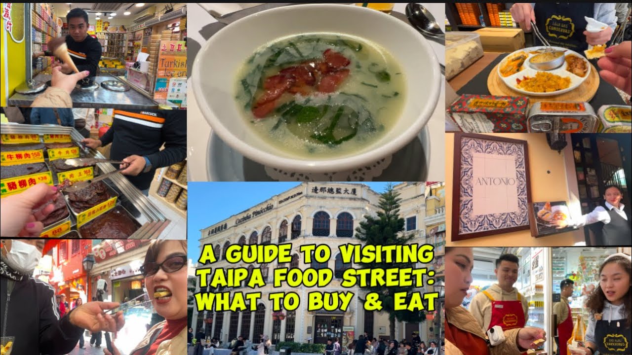 TAIPA: THE BEST PLACE TO EAT IN MACAU - YouTube