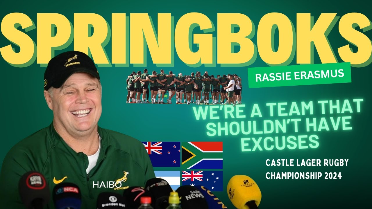 Springboks last press conference before departure for Australia - YouTube