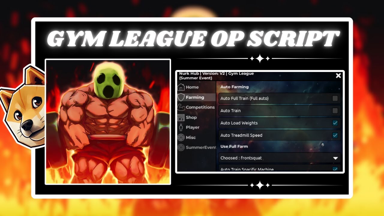 *NEW* Gym League Script (PASTEBIN 2024) (AUTO TRAIN ALL ,REDEEM ALL ...