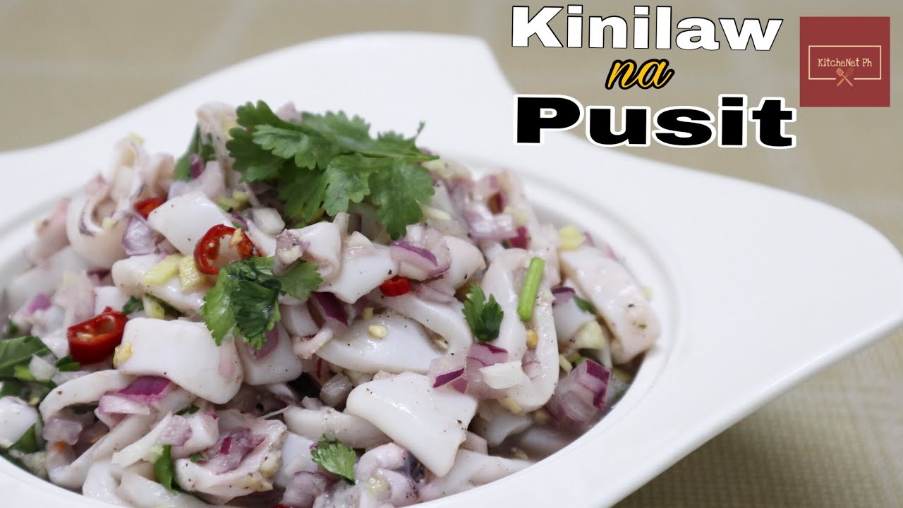 Kinilaw na Pusit | Squid Ceviche | KitcheNet Ph - YouTube