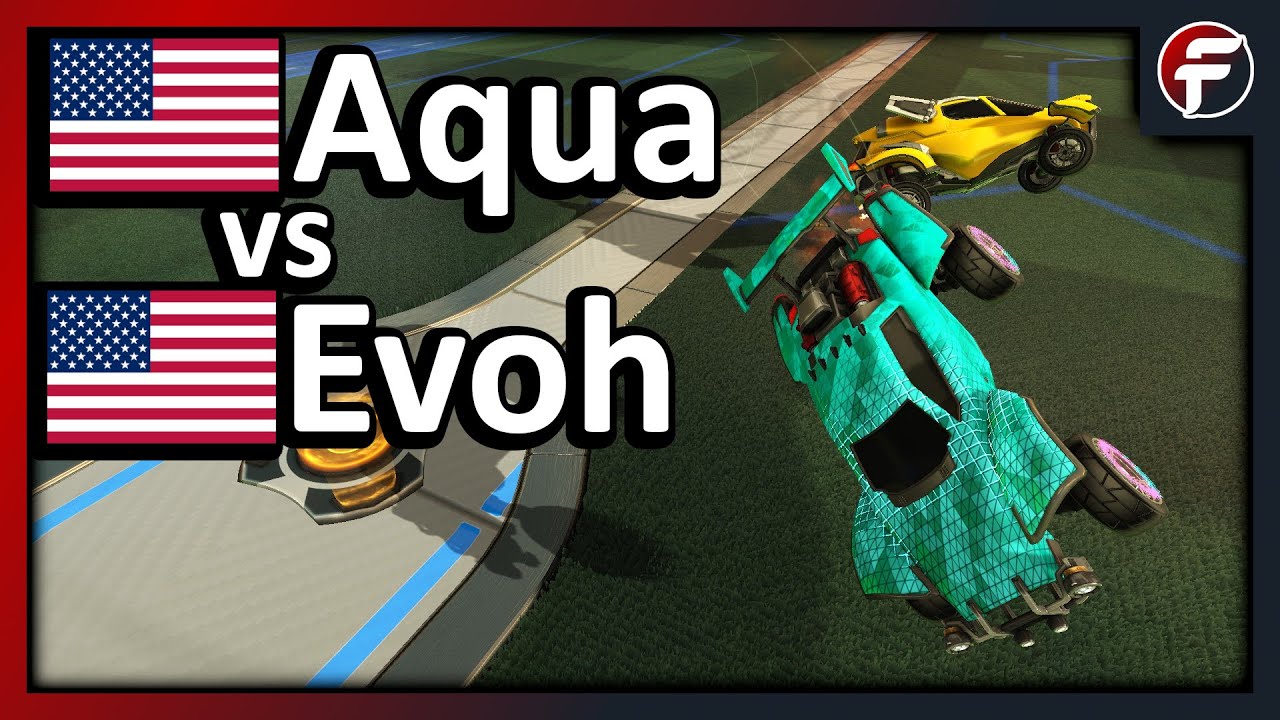 Aqua vs Evoh | Rocket League 1v1 Showmatch - YouTube