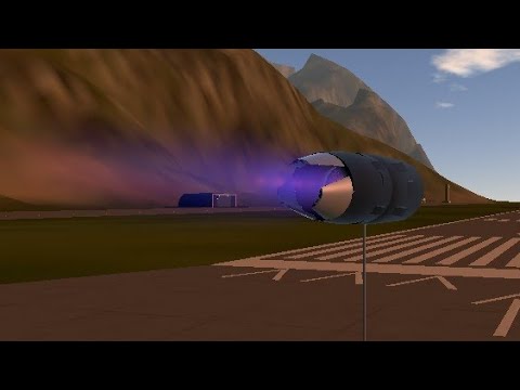 Single Engine, 3D Thrust-Vecror nozzle Mk.3 Prototype | SimplePlanes - YouTube