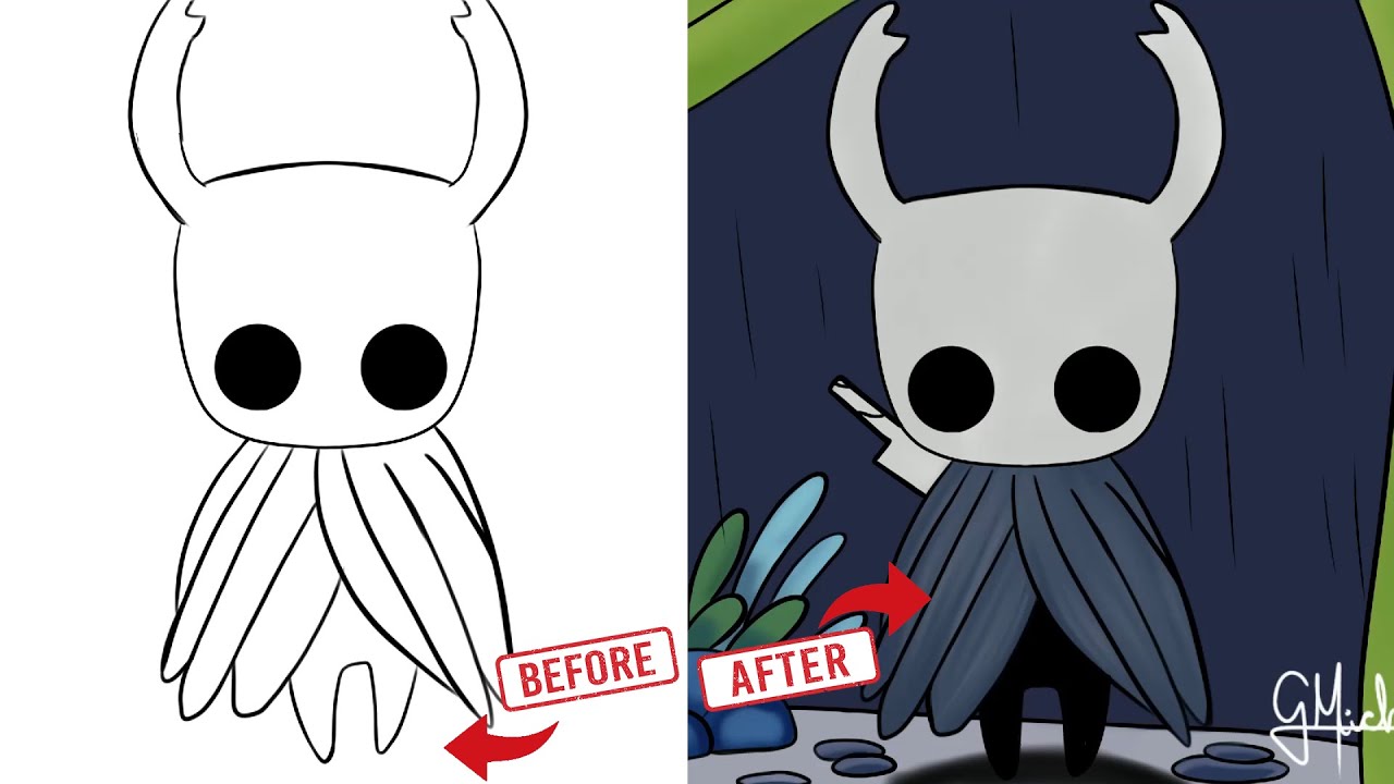 DRAWING HOLLOW KNIGHT #1 - YouTube