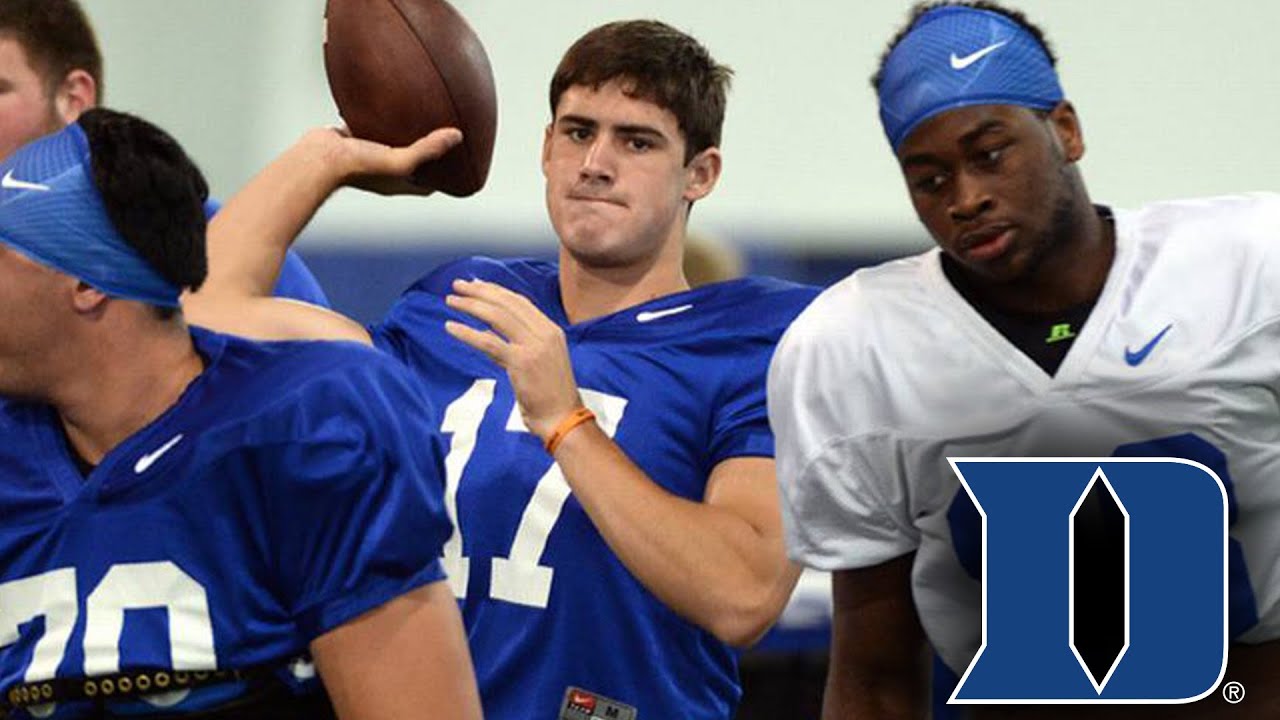 Daniel Jones Named Duke Starting Quarterback - YouTube
