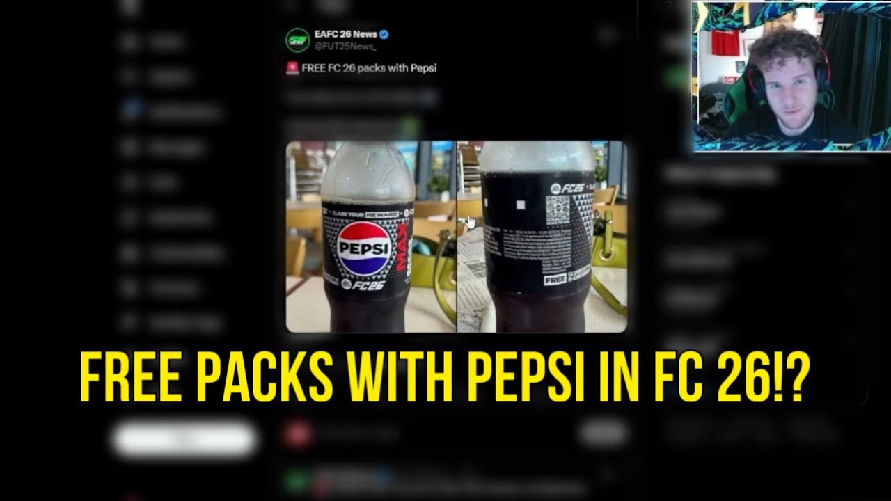 Get FREE Pepsi Packs in FC 26! - YouTube