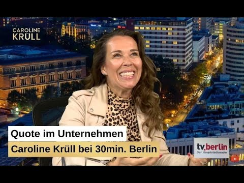 Quote im Unternehmen: Caroline Krüll zu Gast bei Honza Klein b. TV ...