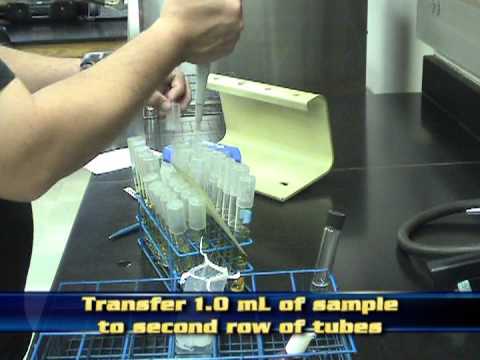 Multiple Tube Fermentation Technique for the Enumeration of Total ...