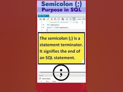 SQL - Purpose of Semicolon ( ; ) | SQL Fundamentals - 3 | Coding ...