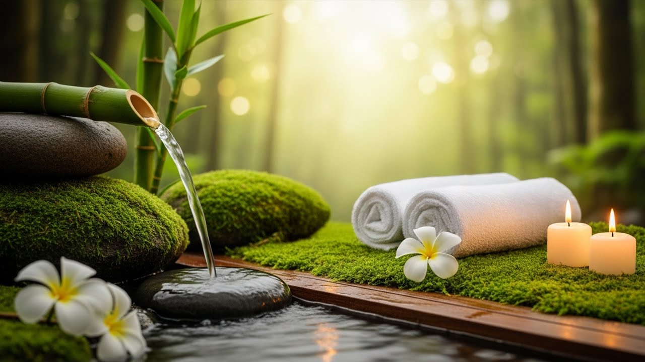 Zen Relaxation: Gentle Piano Melodies & Soothing Water Flow for Deep ...