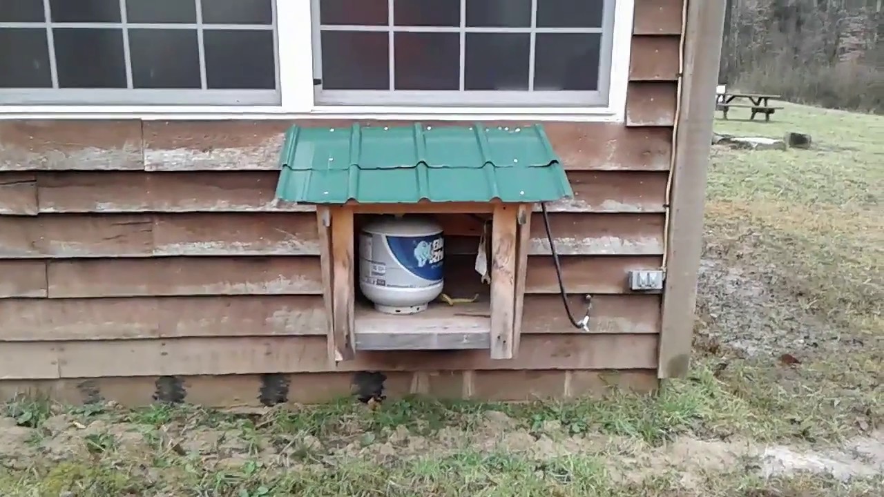 PROPANE SETUP AT WEST VIRGINIA CABIN - YouTube
