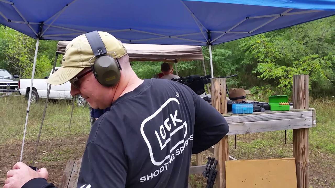 Keith first shots from 45 vrap pistol - YouTube