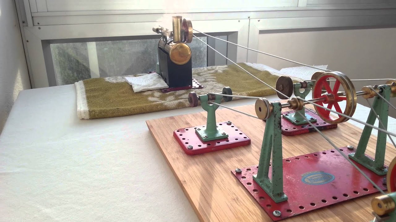 Mamod MM2 FB runs contemporary tool setup - YouTube