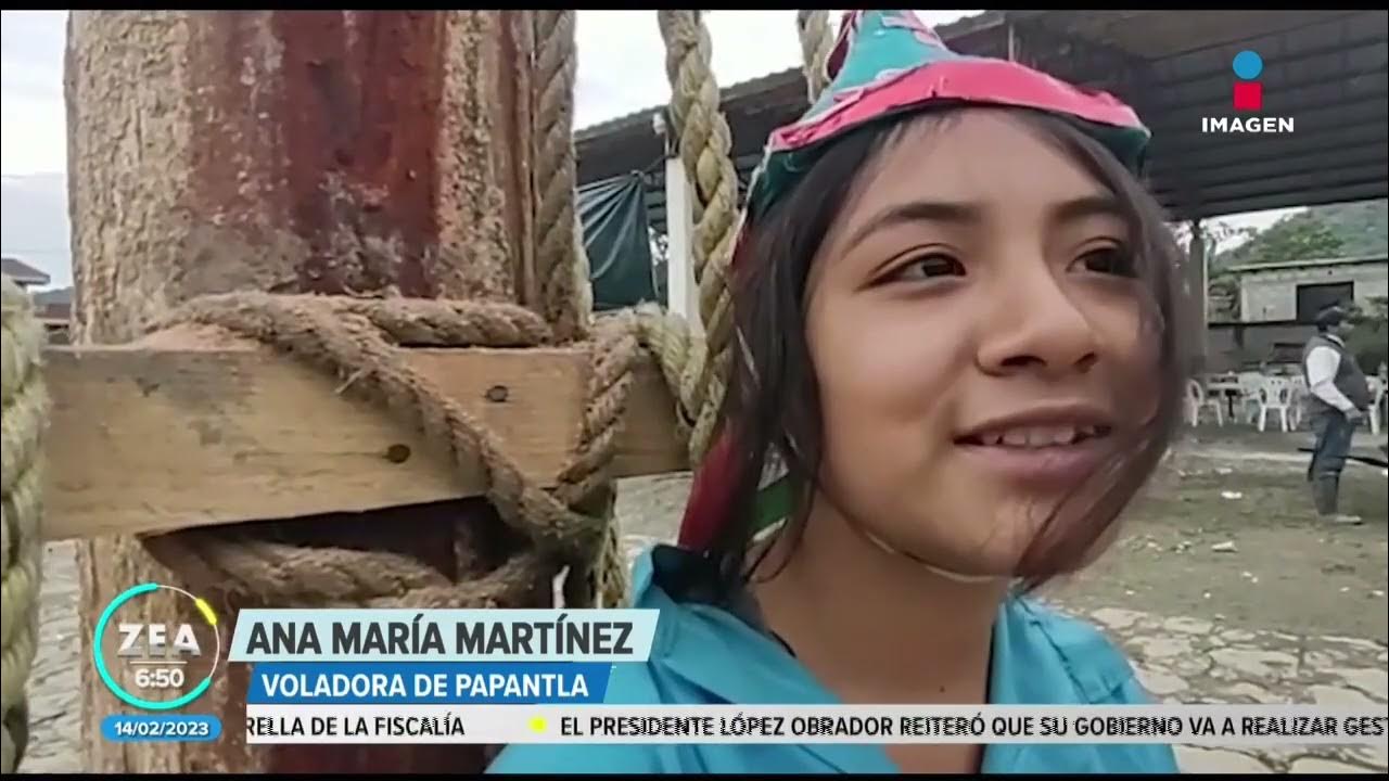 Ana María es la primera mujer voladora de Papantla de su familia y ...