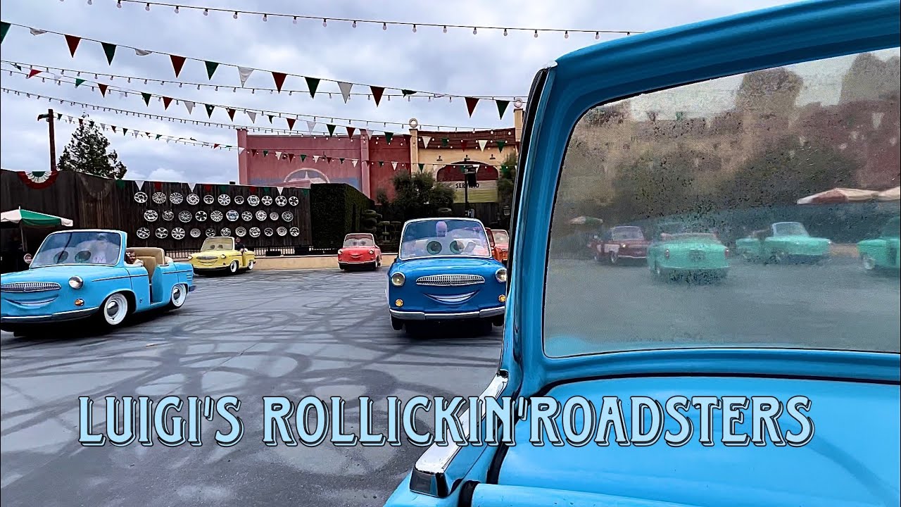 [Full Ride 4K] Luigi's Rollickin'Roadsters - Disney California ...