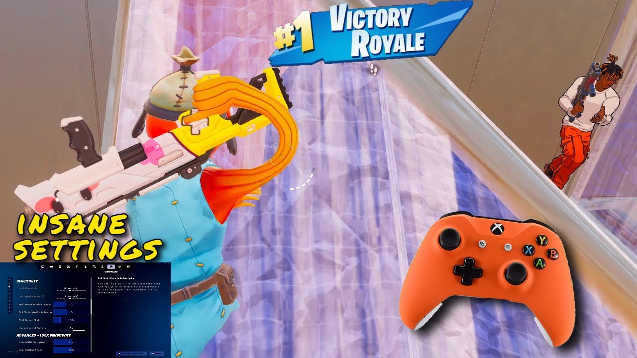 *BEST SETTINGS* | XBOX Controller🎮 Fortnite Piece Control 🪏3v3 Gameplay ...