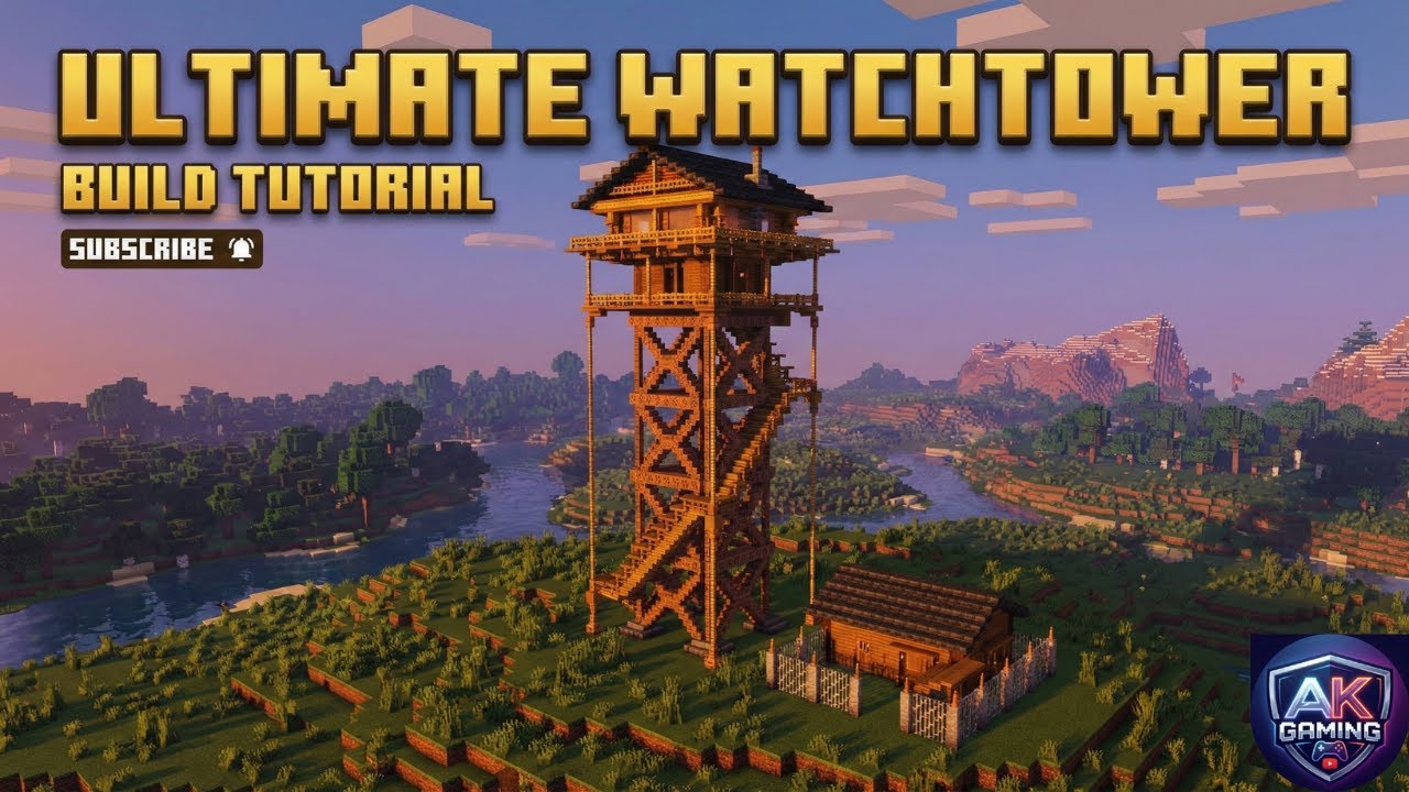 How to Build an Epic Watchtower in Minecraft (Step-by-Step) - YouTube