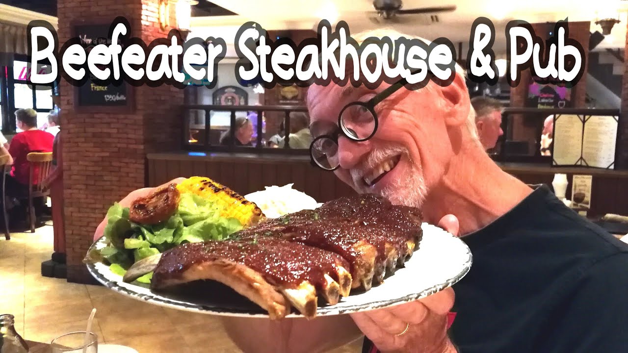 ดินเนอร์กับเพื่อนที่ ร้านสเต็กอร่อยในพัทยา Beefeater Steak House & PUB ...