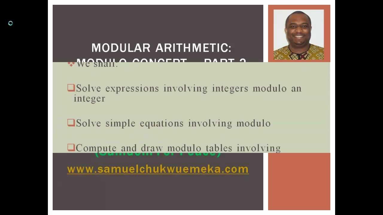 Modular Arithmetic: Modulo Concept - Part 2 - YouTube