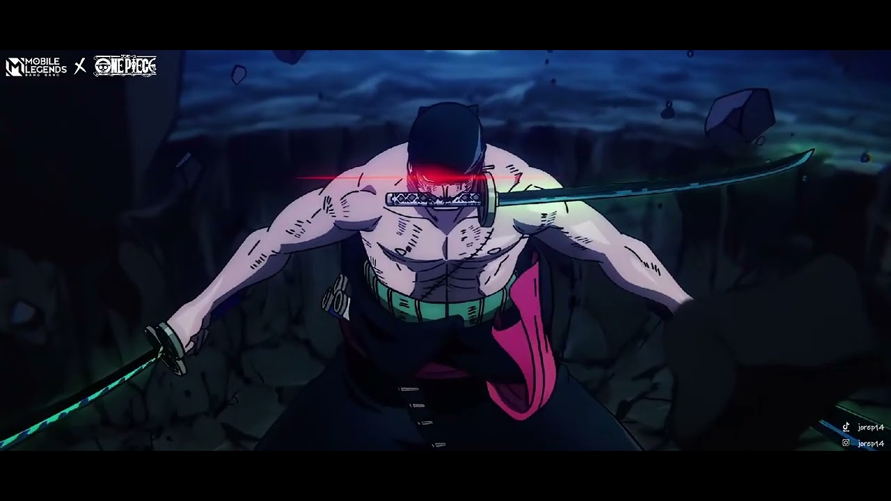 One piece Roronoa Zoro in MLBB intro - YouTube