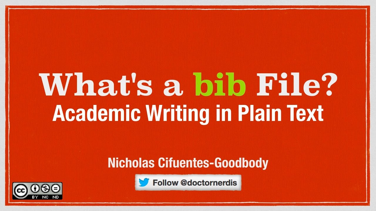 What's a bib file? - YouTube