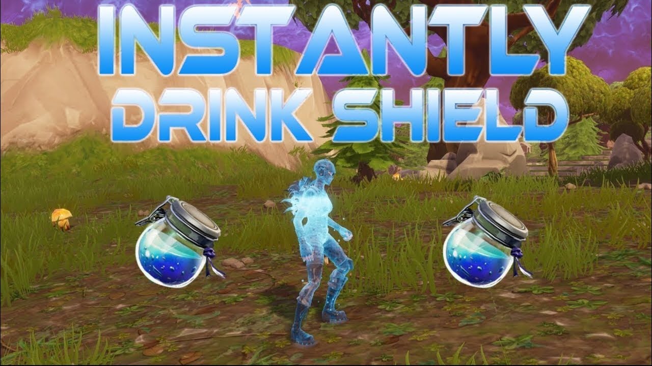 HOW TO DRINK SHIELDS FASTER IN FORTNITE WORKING METHOD👍 - YouTube