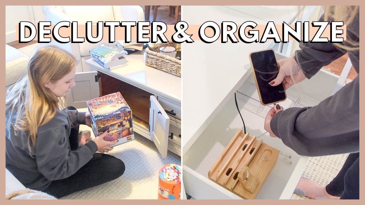 Super SATISFYING Declutter with Me | decluttering & organizing my home ...