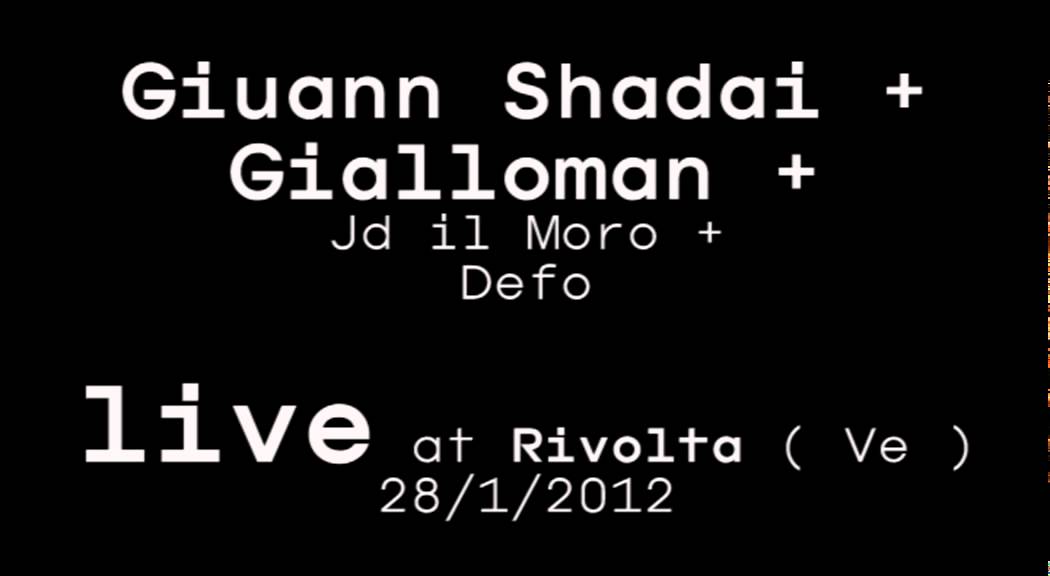 GIUANN SHADAI + GIALLOMAN Feat. Jd + Defo LIVE_Piu' fuoco (Baddaz ...
