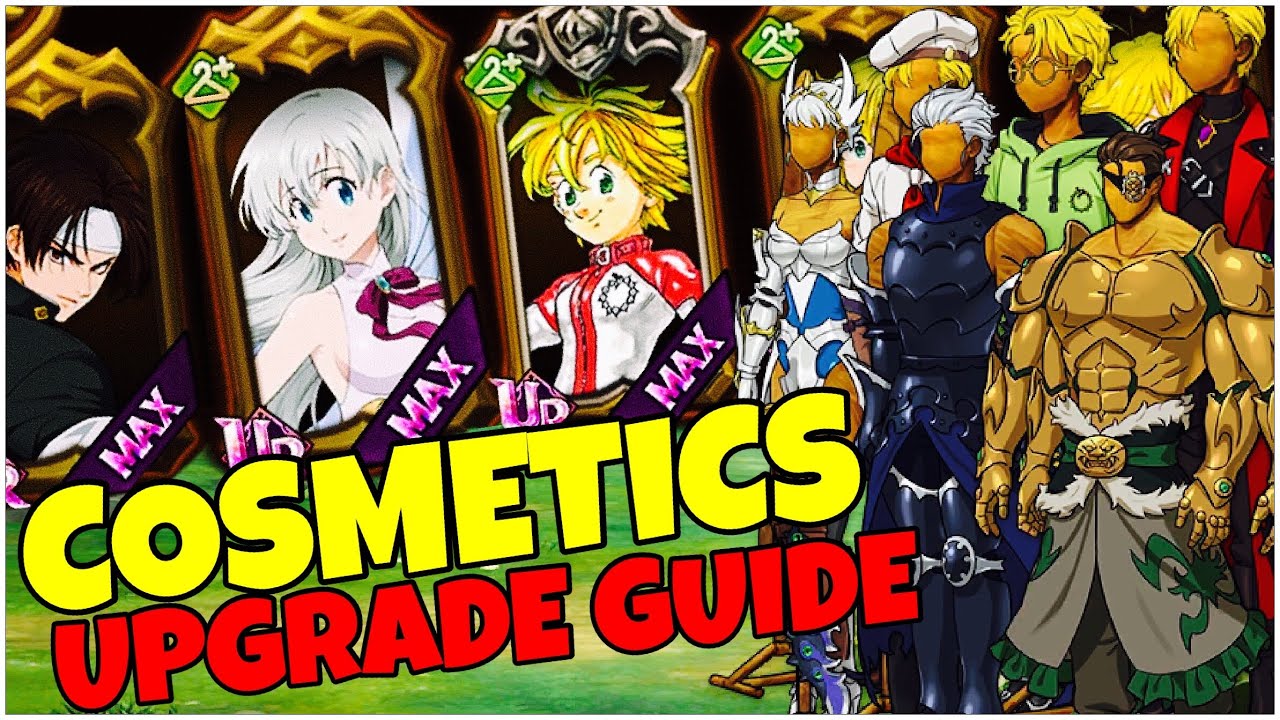 BEST CHARACTERS TO UPGRADE COSMETICS FOR!! COSMETIC UPGRADE GUIDE ...