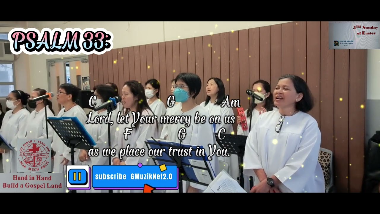 PSALM 33: Lord let Your mercy be on us, as we place our trust in You ...