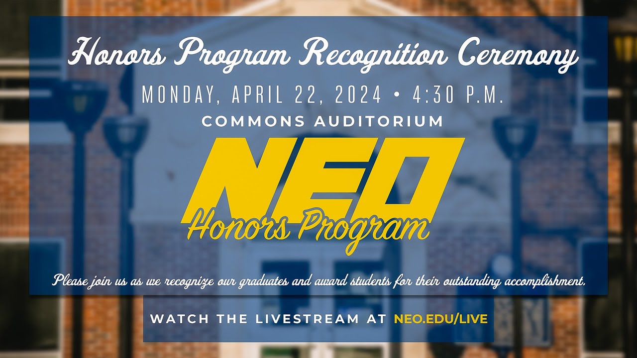 2024 Honors Program Recognition Ceremony - YouTube