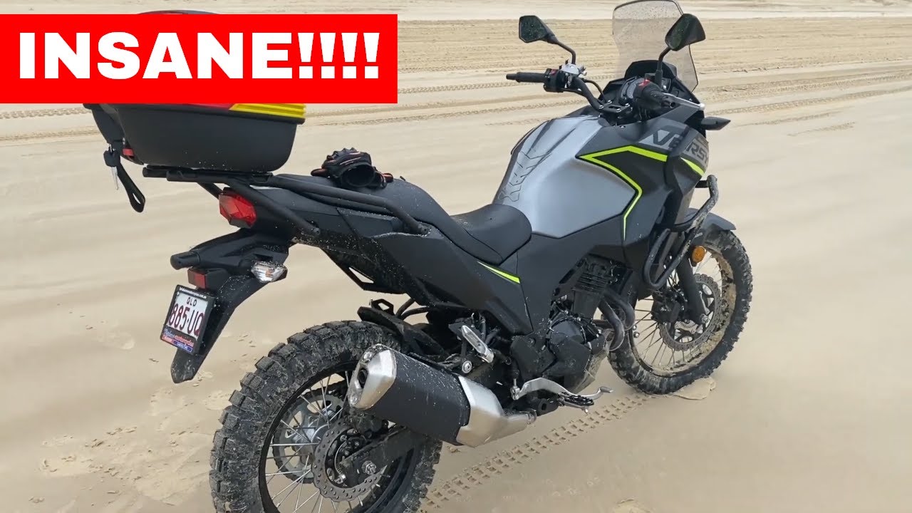 VERSYS-X 300 FIRST IMPRESSIONS OFF ROAD ON SAND AND DIRT - YouTube
