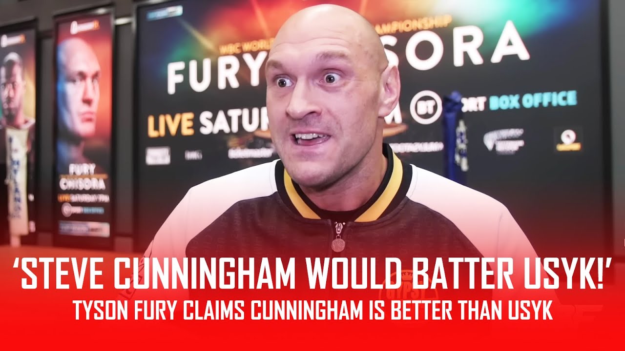 🤦🏾‍♂️ TYSON FURY: "STEVE CUNNINGHAM WOULD BATTER USYK!!!" 🤦🏾‍♂️ - YouTube