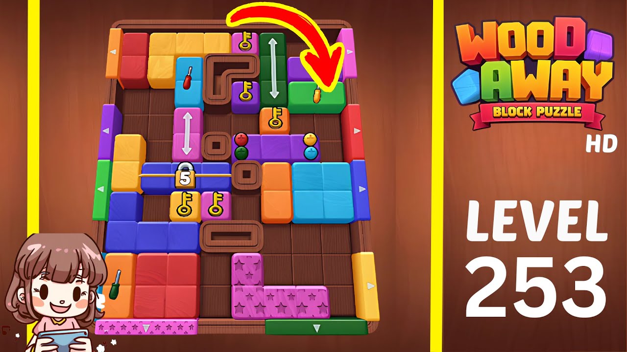 Wood Away Level 253 Solution Walkthrough - YouTube