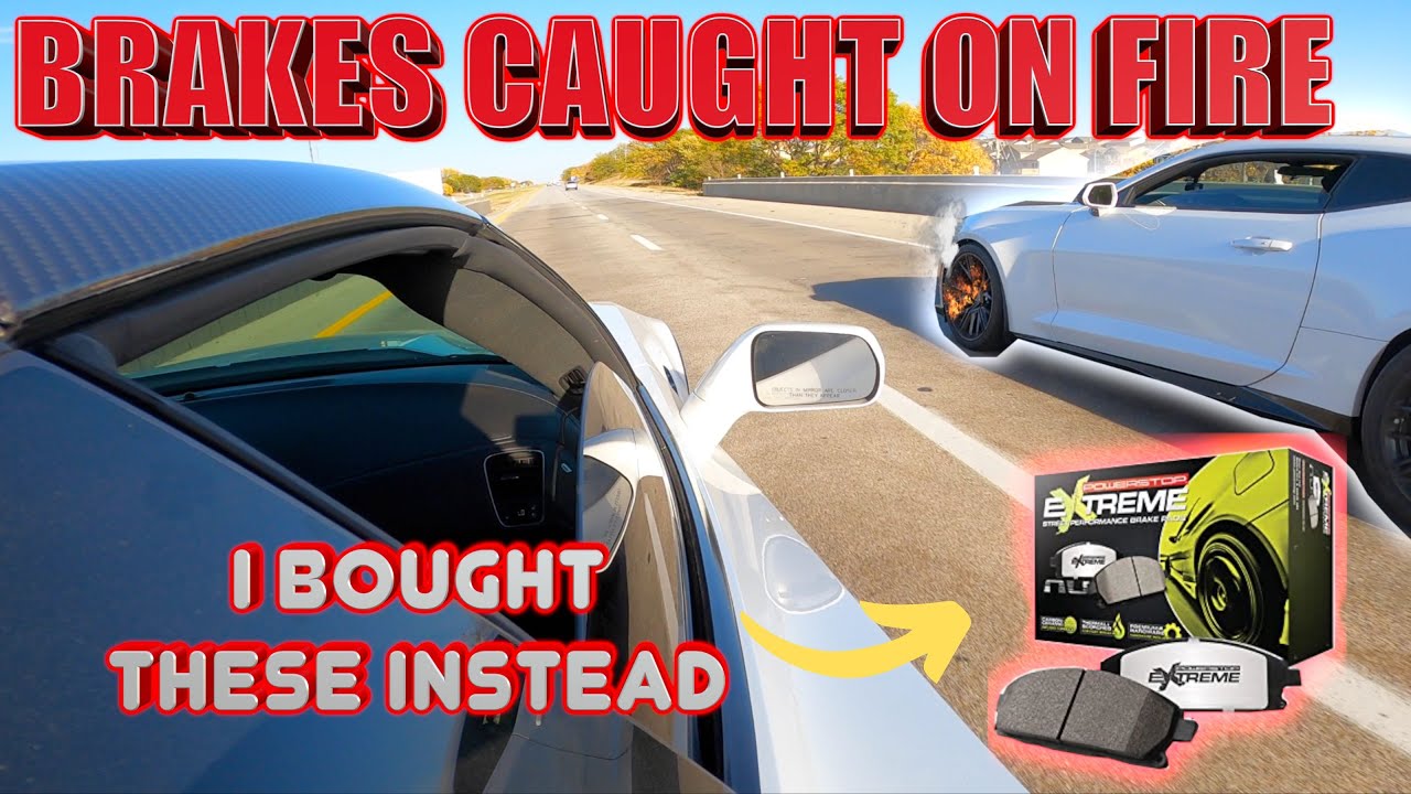 MY BRAKES CAUGHT ON FIRE SO I BOUGHT NEW ONES!!!**CARBON BRAKES ...