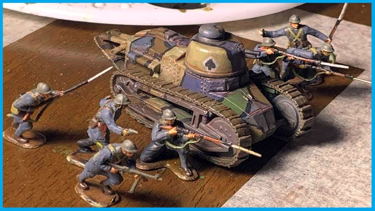 FT 17 Renault Light Tank 172 Scale Model - YouTube
