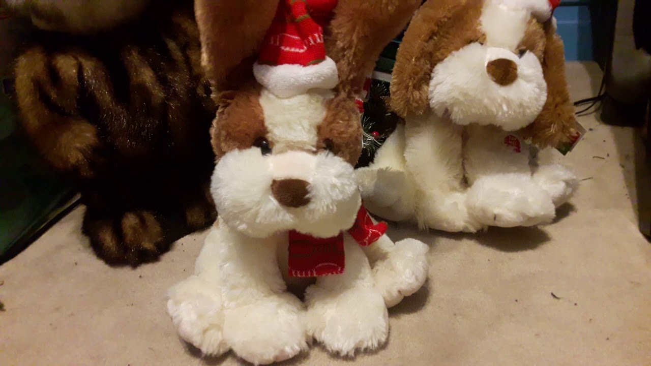 Singing Christmas shout dog - YouTube